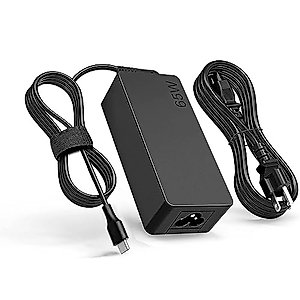 USB C Laptop Charger for Lenovo Yoga Laptop Charger/Thinkpad/Chromebook Charger Replacement Lenovo Laptop Charger 65W Type C Computer Charger USB C Power Supply