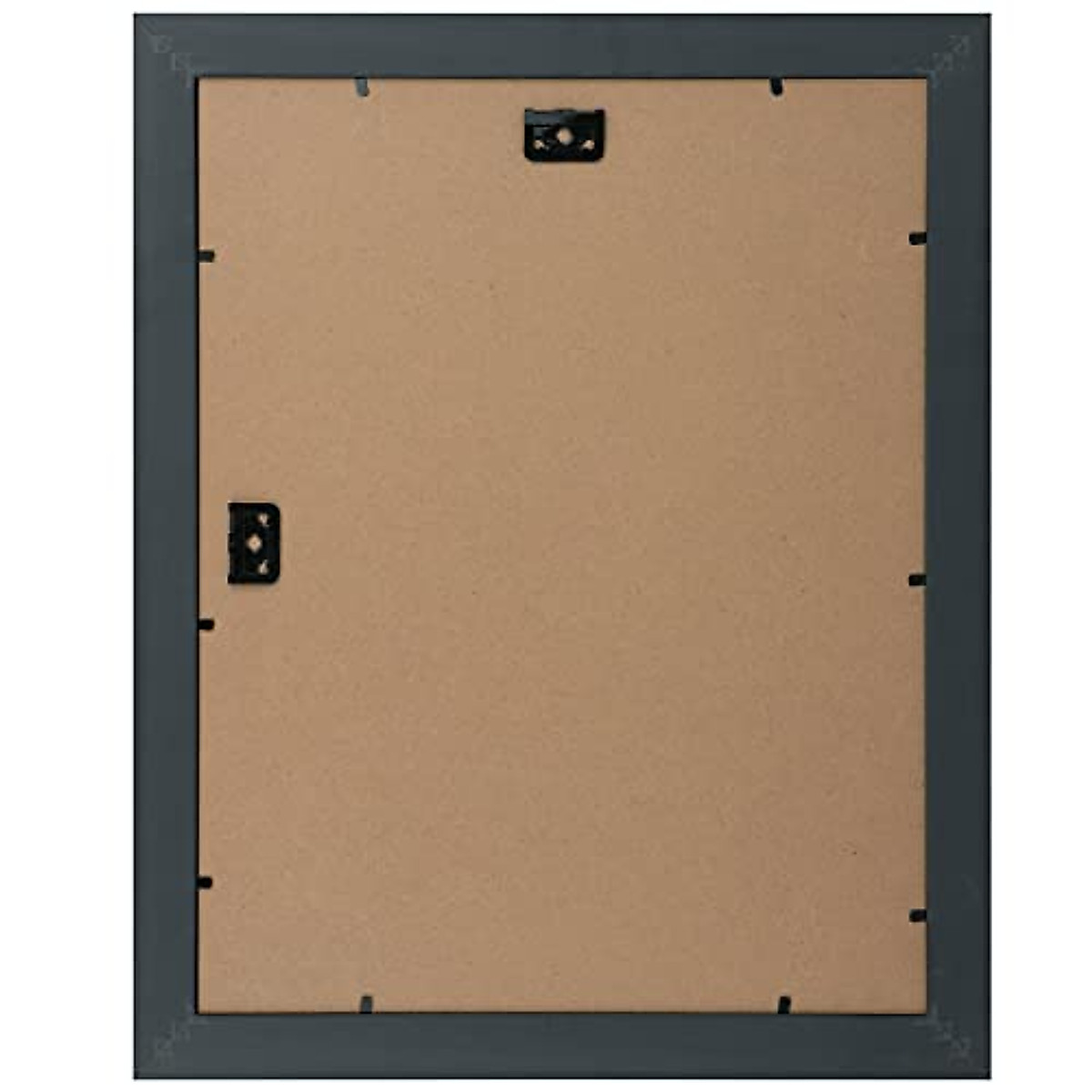 Golden State Art, 11X14 Photo Frame, White Mat For 2-5X7 Photos, Real Glass, Landscape/Portrait Wall Display, Home D Cor, Gift For Families, Students, Friends, Black With Burgundy/Gold Trim