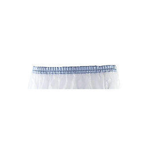 KINS Tuffy Adult Incontinence Plastic Pants Diaper Covers with 1" Waistband Blue (Medium)