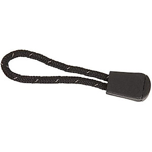 Liberty Mountain Zip Pull with Reflective, Pack of 3,Black
