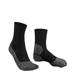 FALKE Men's RU3 Comfort Running Socks, Mid Calf, Thick Cushion, Anatomic Fit, Breathable Quick Dry, Organic Lyocell, 1 Pair