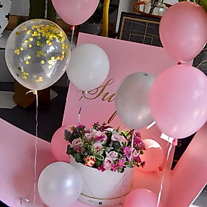 Big Large Huge 19x19x19" Pink Explosion Gift Wrap Box for Birthday-19x19x19" Explosion Box