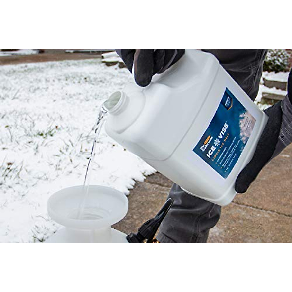 The Andersons Ice Vise Professional-Grade, Non-Toxic, Pet Safe, and Chloride-Free Liquid Ice Melt - 1 Gallon