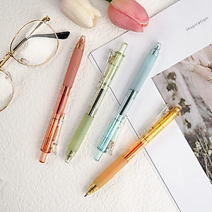 WRITECH Retractable Gel Pens Quick Dry Ink Pens Fine Point 0.5mm Multicolor For Journaling, Drawing, Doodling, and Notetaking (Multicolor)