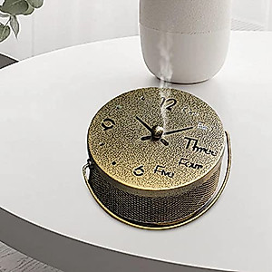 loensy Burner Exquisite Holder Box Long Decorative Ornaments Retro Holder Burner Box for Garden, Black