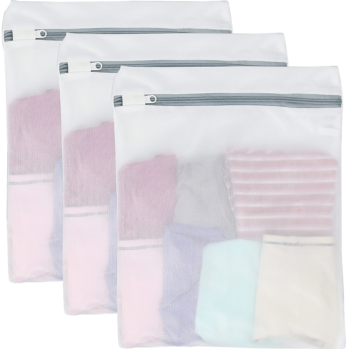 Simple Houseware Laundry Bra Lingerie Mesh Wash Bag (3 Medium)