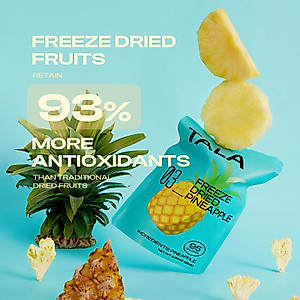 TALA, Freeze-Dried Fruit, Fruit Snack, Vegan | No Sugar Added | Pack of 3 (0.88 Ounce Each)