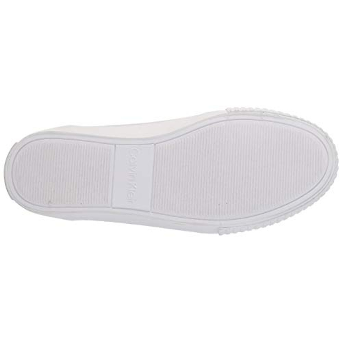 Calvin Klein Women's LARISS Sneaker, White 142, 7.5