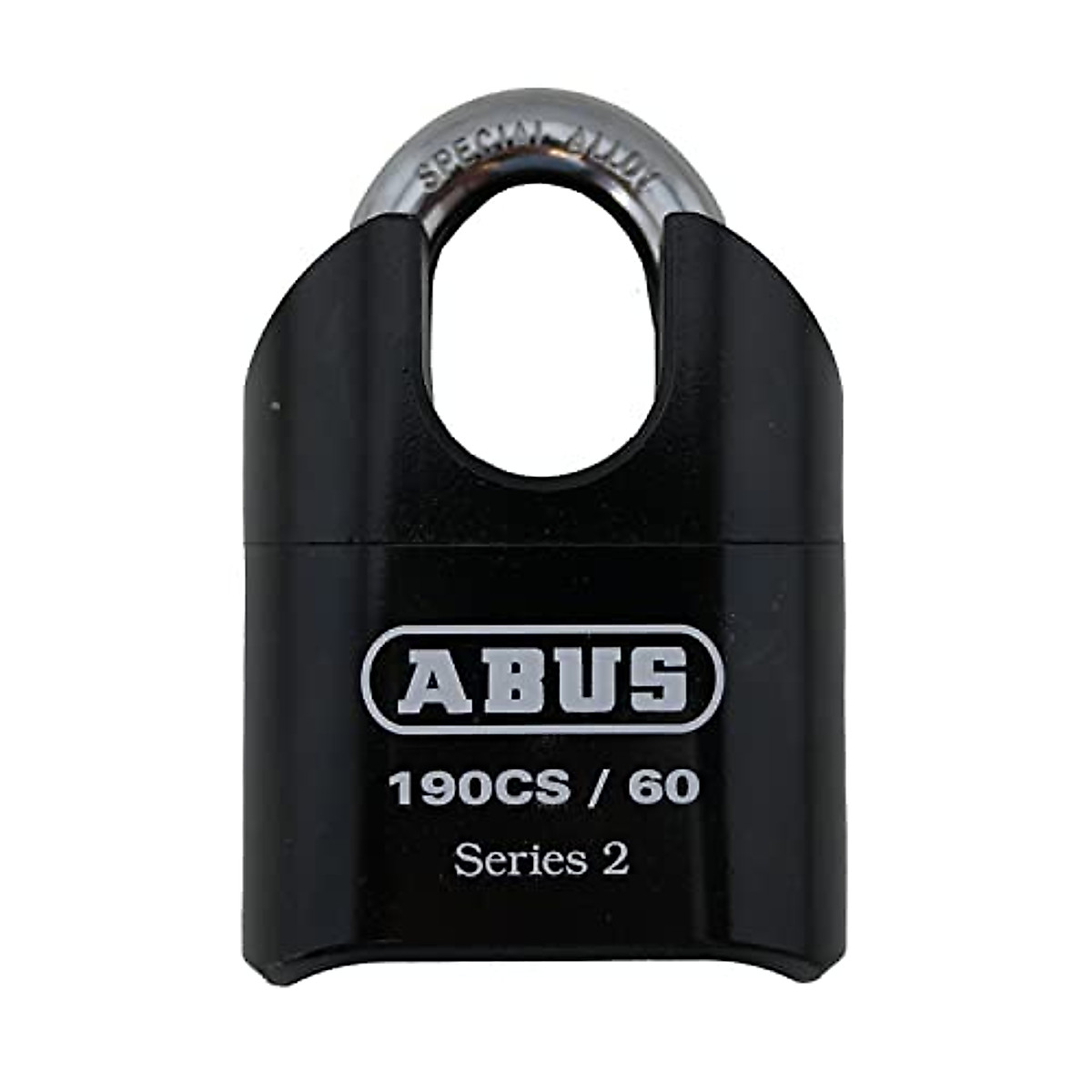 ABUS 190CS/60 High Security Solid Steel Combination Padlock, Closed Shackle