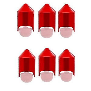 RentACoop Anti-Dirt Chicken Water Cup Covers - Compatible with Any RentACoop DIY Cups and Waterers - 6 Pack