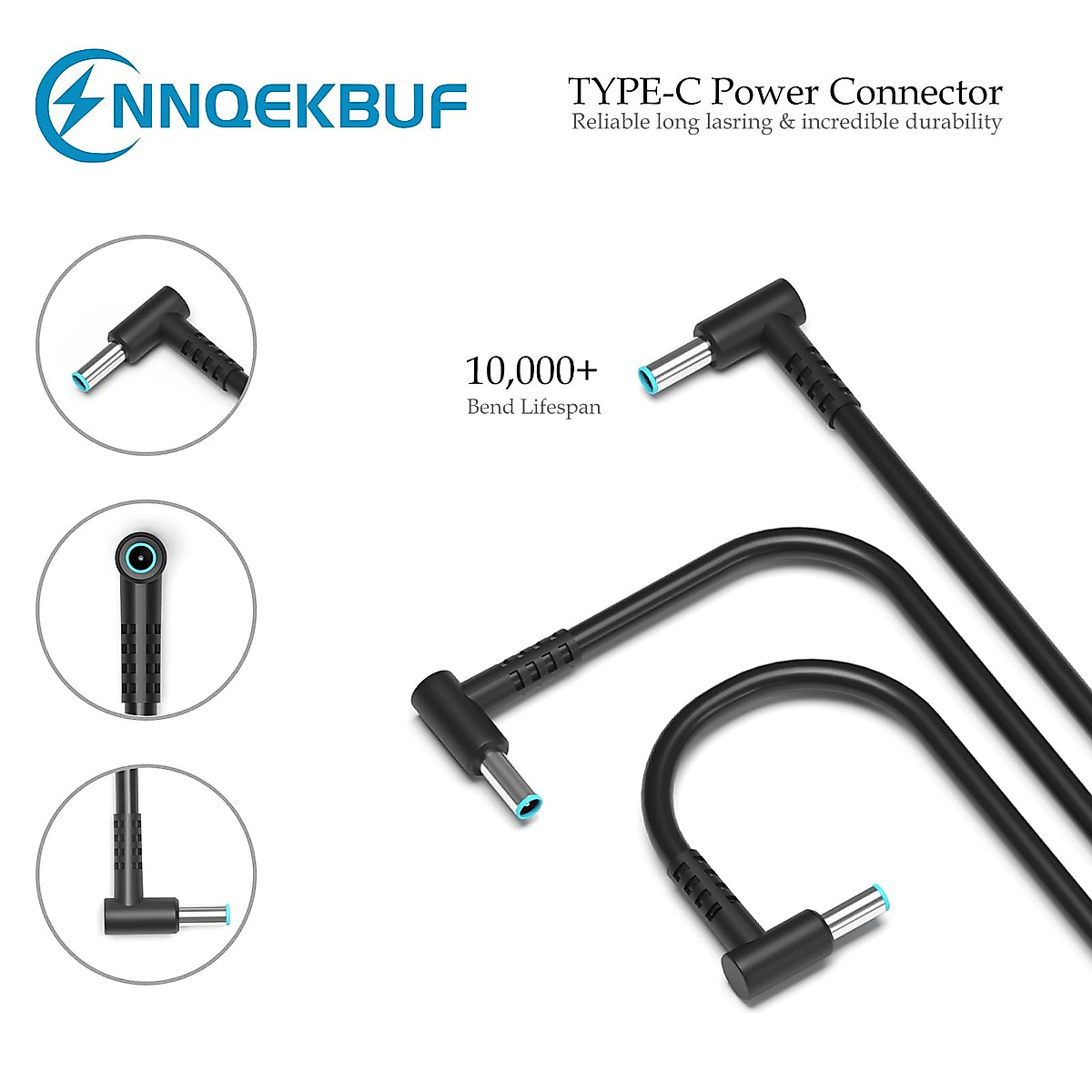 90W 65W Blue Tip AC Adapter Laptop Charger for HP Envy Touchsmart Sleekbook 15 17 M6 M7 Series HP Pavilion 11 14 15 17 HP Stream 11 13 14 HP Elitebook Folio 1040 HP Spectre X360 13 15 Power Adapter