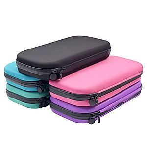 Yuhoo EVA Hard Stethoscope Case, Stethoscope Storage Box, Multi-Function EVA Carry Storage Organizer Box Bag with Extra Mesh Pockets for Small Accessories,Device NOT Included(Blue), free size