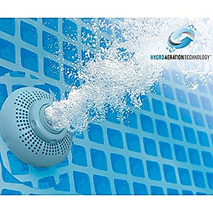 Intex Krystal Clear 2150 GPH Sand Filter Pump & Saltwater System with E.C.O. (Electrocatalytic Oxidation) for Above Ground Pools, 110-120V with GFCI