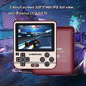 RG280V Pocket Retro Game Console Adults Handheld Mini Gaming Player