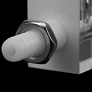 LZQ-7 Flowmeter 2-20LPM Acrylic Air Gas Flowmeter with Control Valve for Measuring Controlling Gas Flow