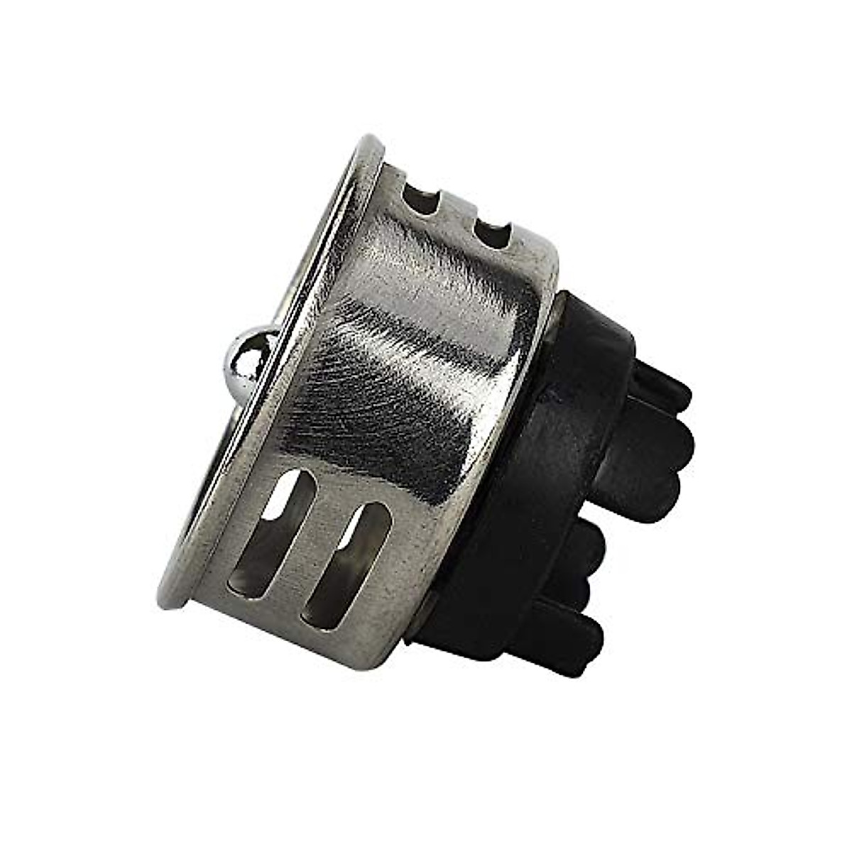 Keeney 878PC Stainless Steel Junior Duo Bar Sink Strainer with Basket, Fits 2-Inch or 2-1/2-Inch Openings, Polished Chrome