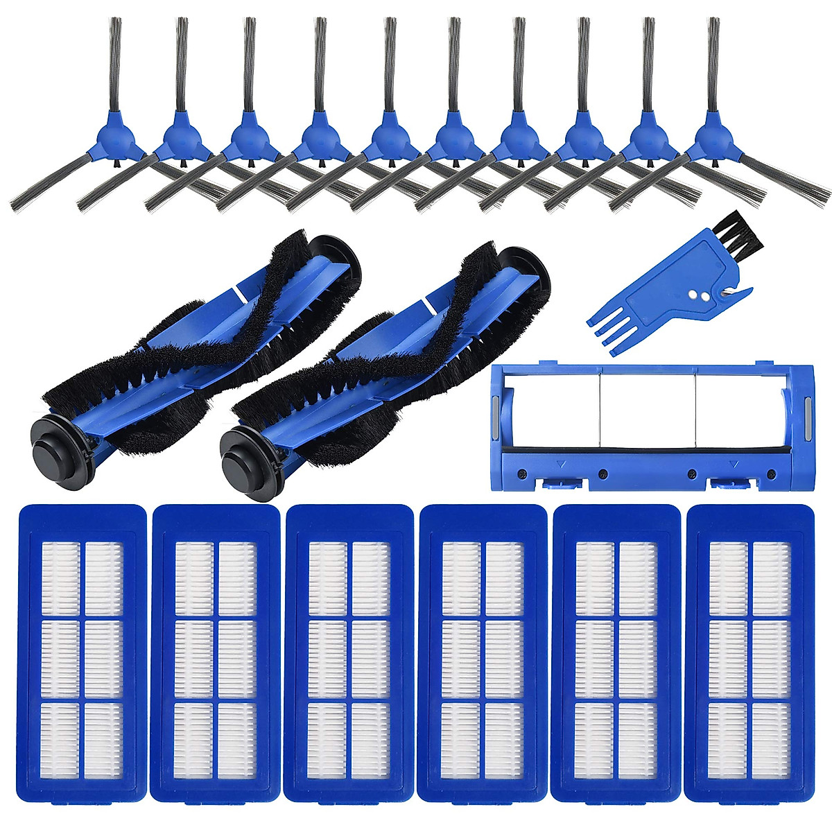 Replacement Parts for Eufy RoboVac 11S Max, Accessories Kit for RoboVac 15C Max 30C Max 35c Max 15t Max 39 Max Series G10 G20 G30 G32 Edge Verge Hybrid (NOT FOR G40 G35 L35 L70 X8)