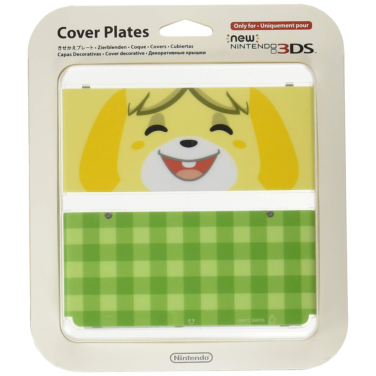 New Nintendo 3DS Coverplate 006 - Animal Crossing Isabelle