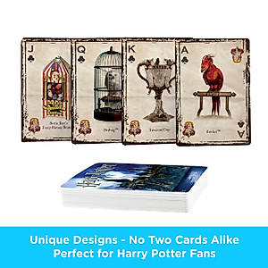 AQUARIUS Harry Potter Playing Cards - HP Themed Deck of Cards for Your Favorite Card Games - Officially Licensed Harry Potter Merchandise & Collectibles