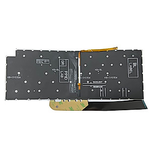 GinTai Laptops US Keyboard with Backlit Replacement for Dell Vostro 5310 5320 5410 5415/for Latitude 3320 3420 (Black)