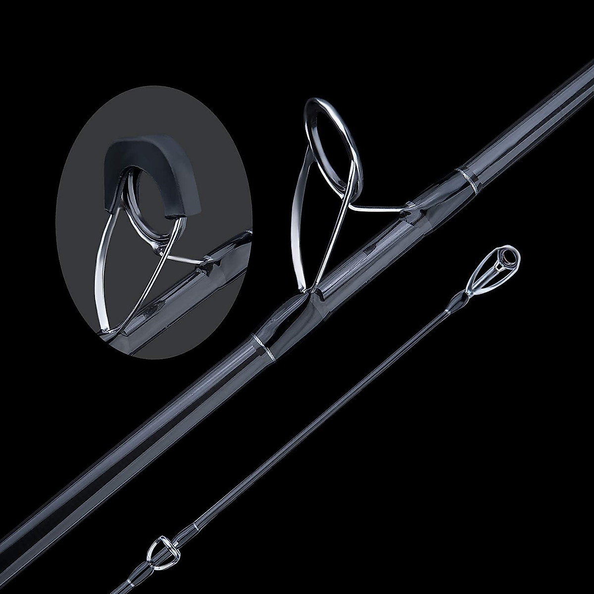 Sougayilang Surf Spinning Fishing Rod Carbon Travel Surf Rod 2 Piece Spinning Fishing Rod for Beach Saltwater Surf Rod 12ft(9'/10'/11'/12'