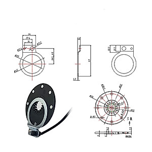通用 Ebike Parts JN Control System with JN 30A Controller/JN LED S800 Display/Thumb Throttle/PAS/E brakeFor Electric Bike Conversion Kit