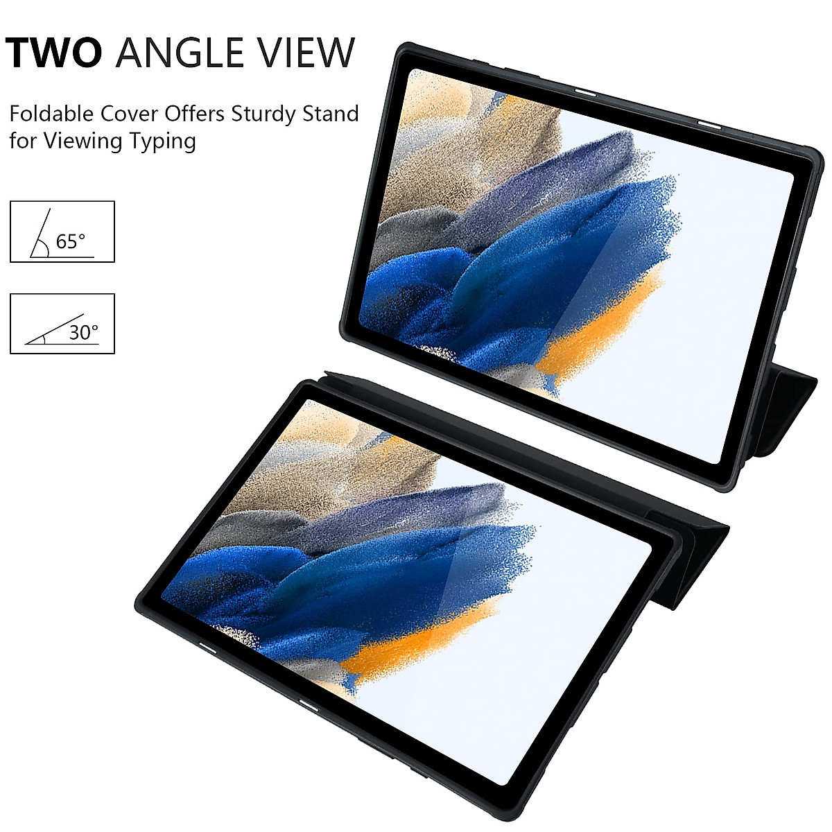 TaIYanG Backlit Keyboard Case for Samsung Galaxy Tab A9 Plus 11 Inch 2023 Model (SM-X210/X216/X218), Slim Lightweight Stand Cover with Magnetically Detachable Wireless Bluetooth Keyboard