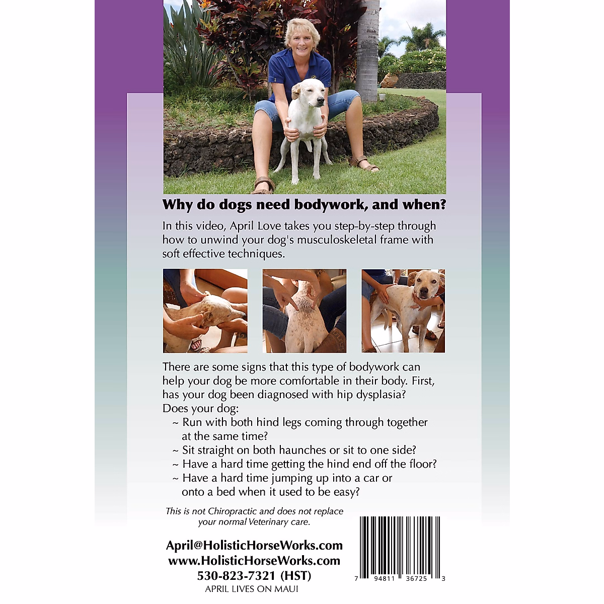 Holistic Horseworks Canine Musculoskeletal Unwinding Home Study Course - Watch Instantly, with Copy Canine Musculoskeletal Unwinding Workbook - for Dog and Pets Lovers