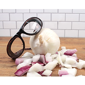 RSVP International Onion Goggles, Fog Free Lenses, Safely Prepare Food Without Tears, One Size, Tortoise