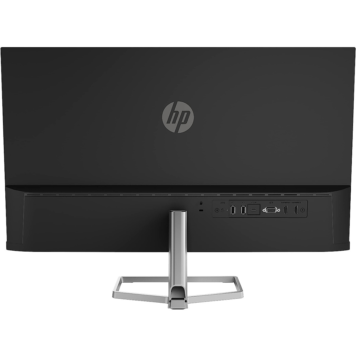 HP M27fd FHD 65w USB-C Monitor - Works With Chromebook - Computer Monitor with 27-inch IPS Display(1080p)- Eyesafe & 99% sRGB - AMD Freesync- HDMI, VGA & USB-C (Renewed), Silver