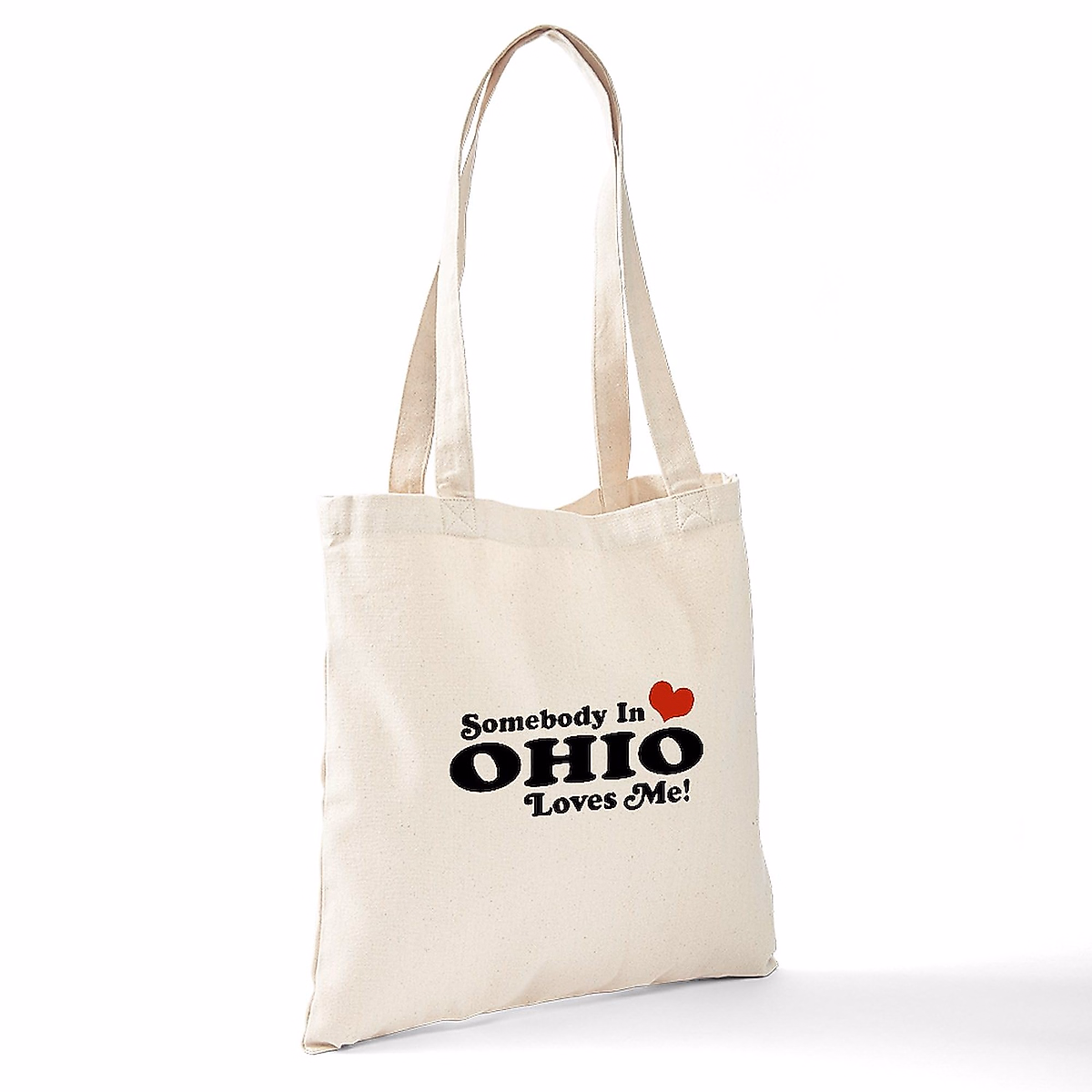 CafePress Somebody In Ohio Loves Me Tote Bag Canvas Tote Shopping Bag