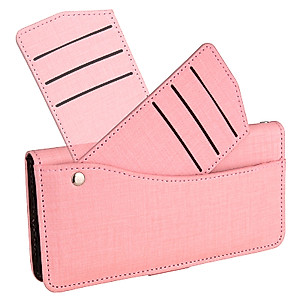 Asuwish Compatible with LG V20 Wallet Case Tempered Glass Screen Protector and Leather Flip Cover Card Holder Stand Magnetic Cell Accessories Phone Cases for LGV20 LG20 V 20 Boys Girls Women Men Pink