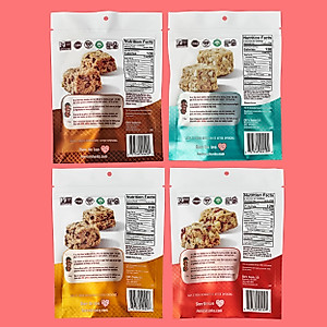 Heavenly Hunks Variety Gift Box - Oatmeal Chocolate Chip, Peanut Butter Chocolate, Cranberry White Chip & Oatmeal White Chip Cookies 4-Pack