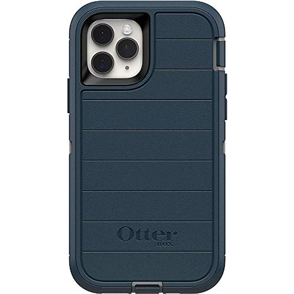 OtterBox Defender Series Microbial Defense Case for iPhone 11 PRO and iPhone X/XS - Case Only, Bulk Packaging - Gone Fishin (Wet Weather/Majolica Blue)