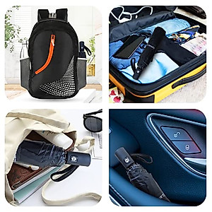 LLanxiry Umbrella Small Compact Travel Umbrellas for Rain Mini Folding Portable Automatic Open/Close Umbrella for Man/Women (elk starry sky)