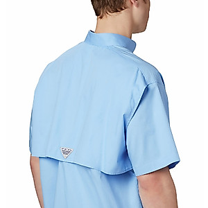 Columbia Men's Bonehead Short Sleeve Shirt, White Cap, Large