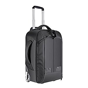 Neewer 2-in-1 Convertible Wheeled Camera Backpack, Rolling Luggage Case with Telescopic Handle and Anti-Shock Dividers for DSLR Cameras, Lenses, Hoods, Strobes, Tripod, and Other Accessories