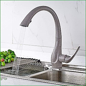 NEOCHY Faucets,Bathroom/Kitchen Faucet Tap,Can Pull Spin,Hot and Cold Faucet,Nano Surface Rotate Water-Tap Mixer