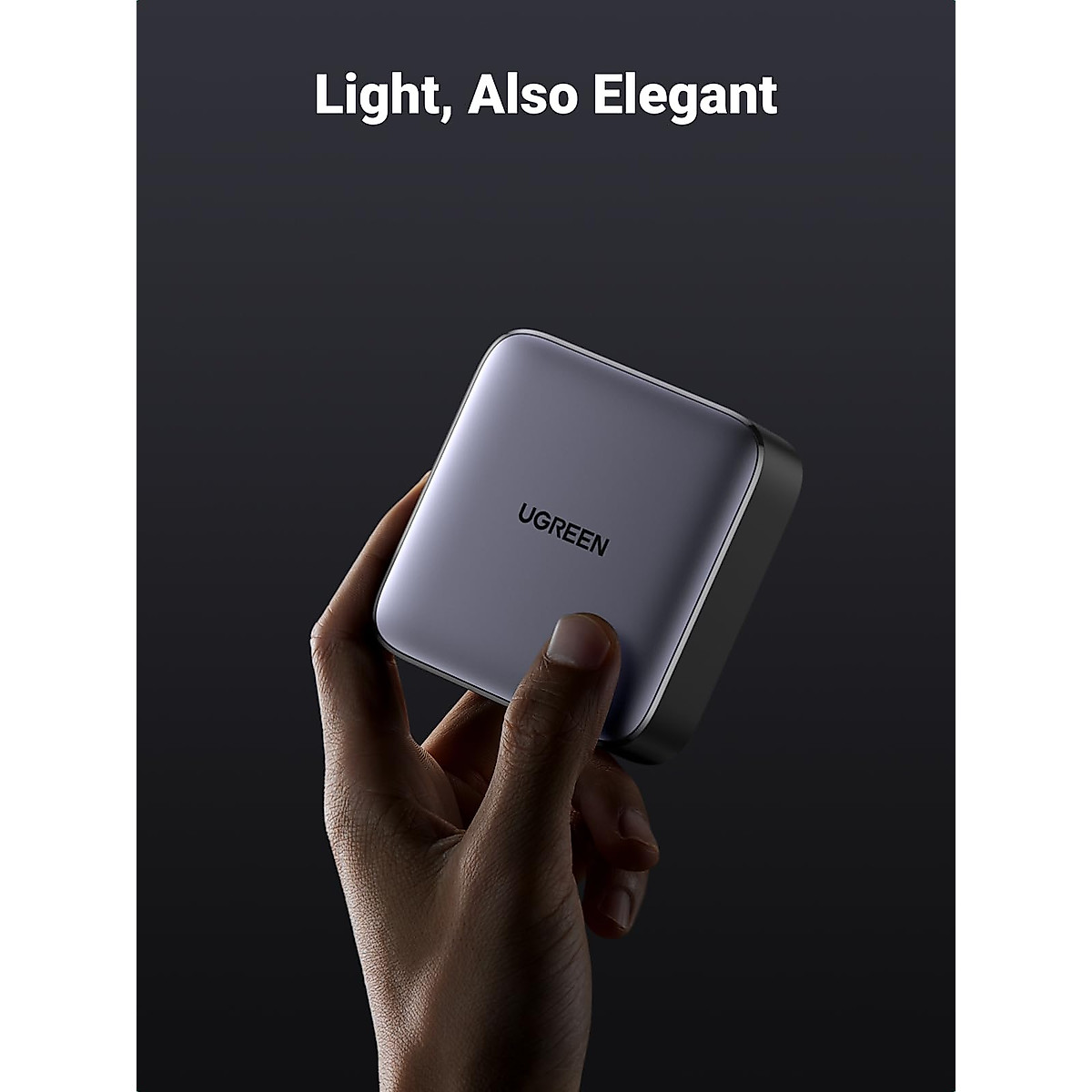 UGREEN 65W USB C Charger Block, Nexode 4-Port GaN Charging Station with 2 USB C and 2 USB A, Power Adapter for iPhone 16/16 Pro/15/15 Pro, Galaxy S24 Ultra, iPad Pro, MacBook Pro/Air, Steam Deck