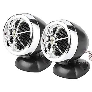 Car Speaker,Stable Performance 1200W 12V Tweeter Mini Horn Music Dome Loudspeaker for Car Audio System(Silver) for tweeters for car audio tweeters for car audio tweeters car audio car horn twee
