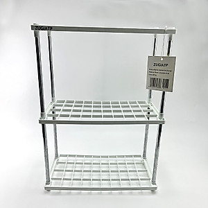 ZUGIATP Shelves for Storage, Heavy Duty Storage Shelving Unit (250 lbs Loading Capacity per Shelf), Steel Organizer Wire Rack, Black