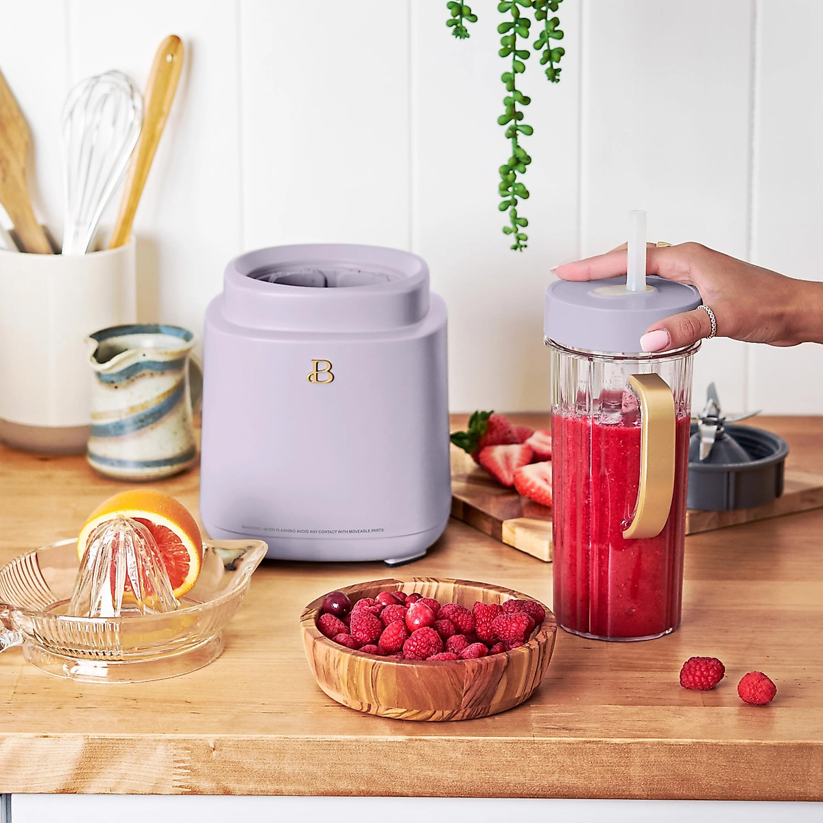 The New Beautiful PowerExact Blender System, Lavender by Drew Barrymore