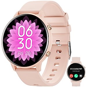 Smart Watch, Bluetooth Call Smartwatch for Men and Women,Monitoring Heart Rate/Sleep/Blood Oxygen/Pedometer,1.39-inch Fitness Tracker with Multiple Sports Modes,Smartwatches fit for IOS and Android