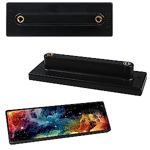 4 Pack 3.6In Double Holes Handles Pulls, Galaxy Planet Print Decorative Kitchen Cabinet Dresser Drawer Closet Cupboard Door Handles Pulls for Home Bedroom Bathroom