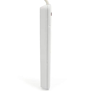 MaxLite Advanced Power Strip with 8 RECEPTACLES and 1350 Joules of Surge Protection,White,APS-8/1350J