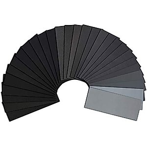45PCS Sandpaper,Atosun Premium Wet Dry Waterproof Sand Paper, 120 to 5000 Assorted Grit Sanding Paper for Wood Furniture Finishing, Metal Sanding and Automotive Polishing, 9 x 3.6 Inches.(Atosun)