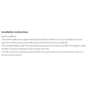 Amazon Basics Replacement Samsung DA97-17376B, HAF-QIN/EXP Refrigerator Water Filter, 1-Pack, Premium Filtration