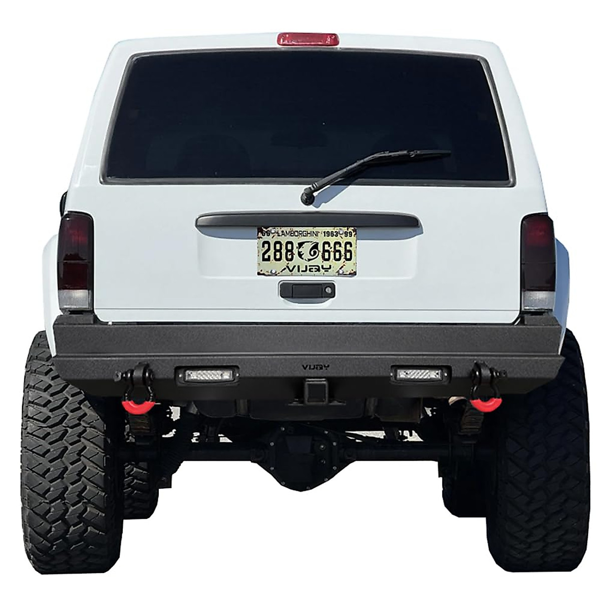 Vijay Rear Bumper Compatible with 1984-2001 Cherokee XJ