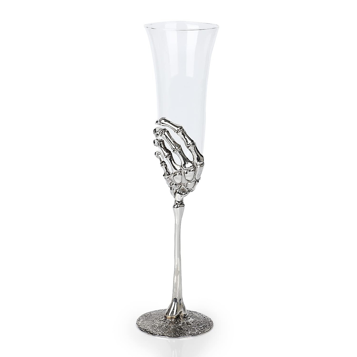 RHFF Halloween Skull Wine Glass, Skeleton Ghost Hand Wine Glass, Halloween Drinking Glasses, Skeleton Hand Goblet, Hotel Family Halloween Party Favors for Adults (A)