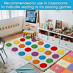 Carpet Spot Classroom Spot Markers | Carpet Spots Ideal for Elementary Circle Time | 5 Inch Spot Carpets | 30 Pieces of Carpet Spots for Classroom